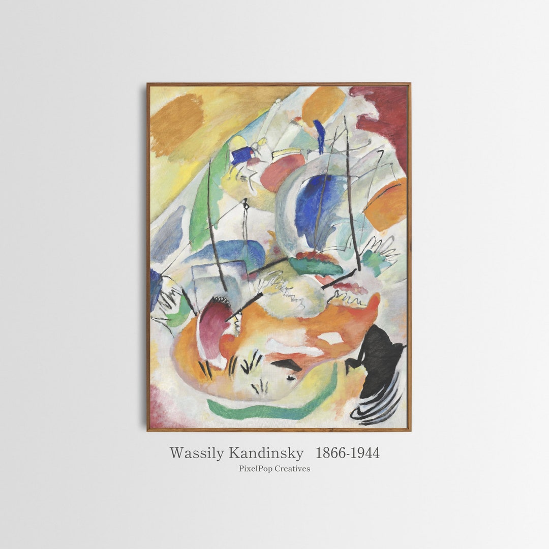 Wassily Kandinsky Improvisation 31 Sea Battle, Abstract Contemporary ...