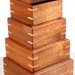 Wood Square Box Walnut and Maple Box Jewelry Box Valet Box - Etsy