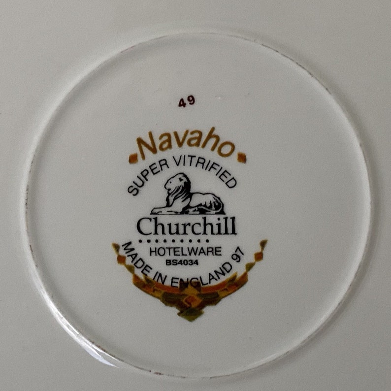 Rare Churchill Navaho Super Vitrified Hotelware Platter | Etsy