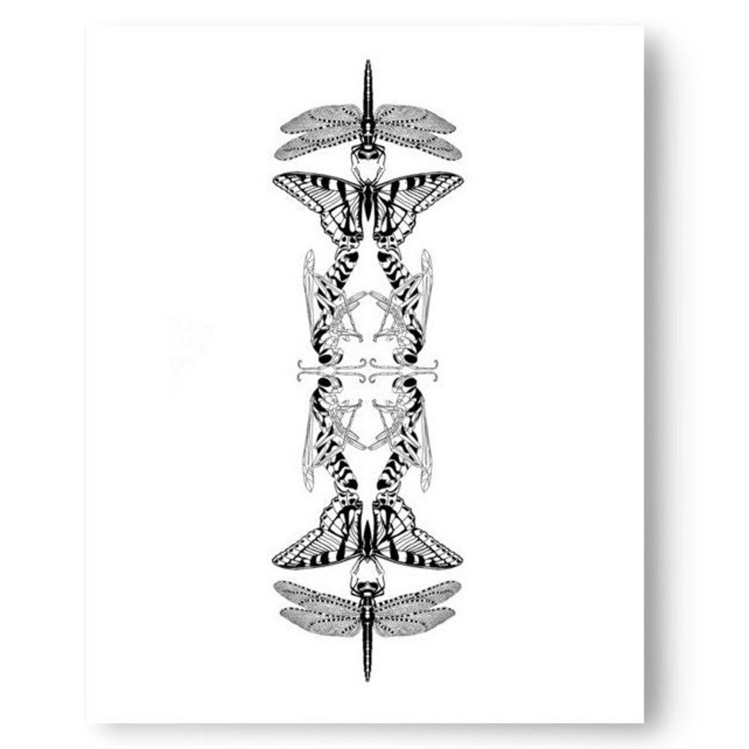 Winged Critters - Print - Etsy