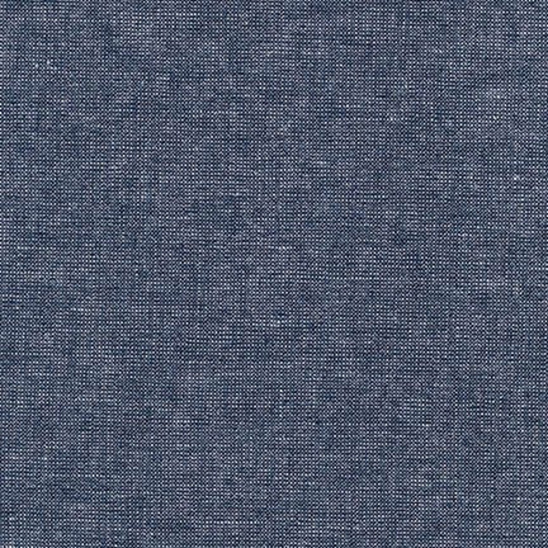 Metallic Blue, Fabric by the Half Yard, Essex Yarn Dyed Metallic Linen ...