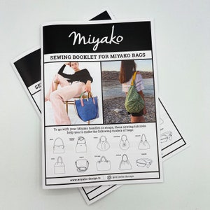 Furoshiki Bag Pattern, Sewing Pattern for Miyako Bags in 10 Styles With ...