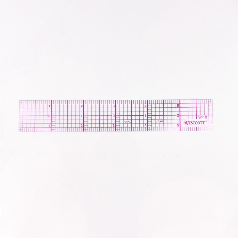 Sewing Ruler Seam Allowance Guide 6 X 1 8ths Graph Ruler - Etsy