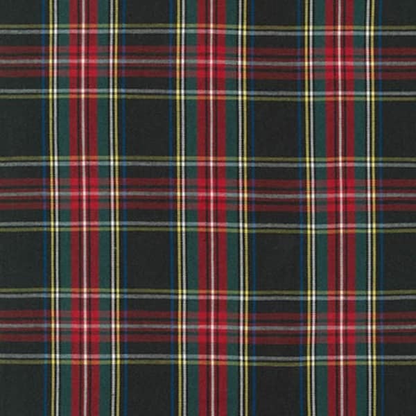 Red Plaid Fabric - Etsy