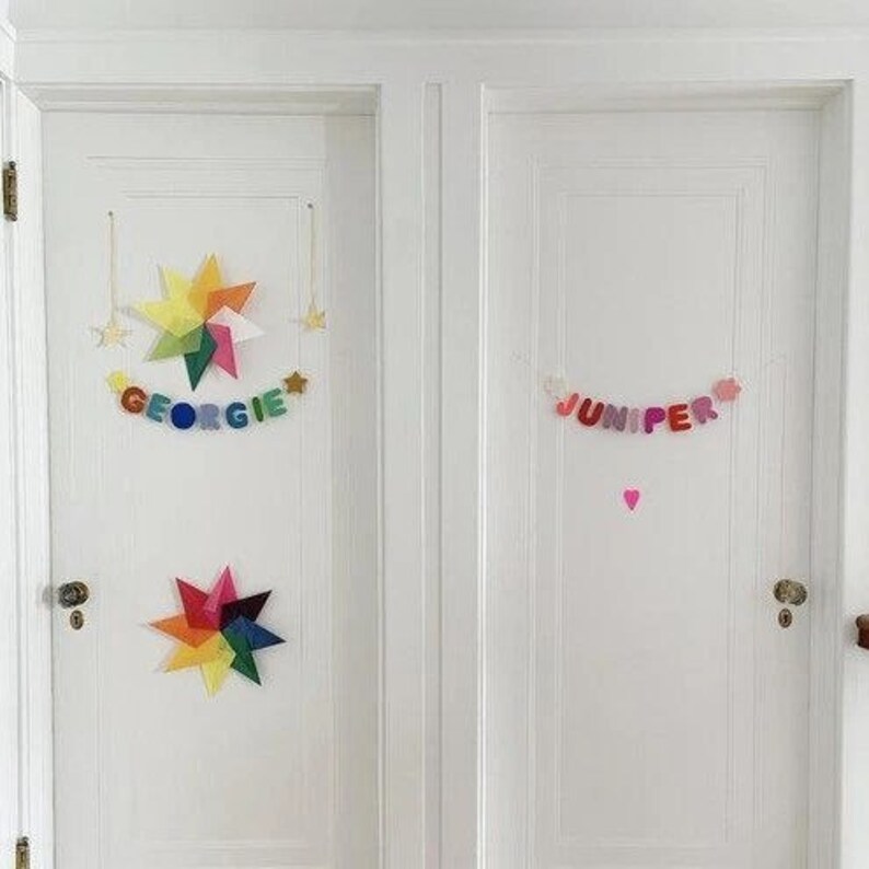 Felt Name Banner DIY Craft Kit for Personalized Banner - Etsy