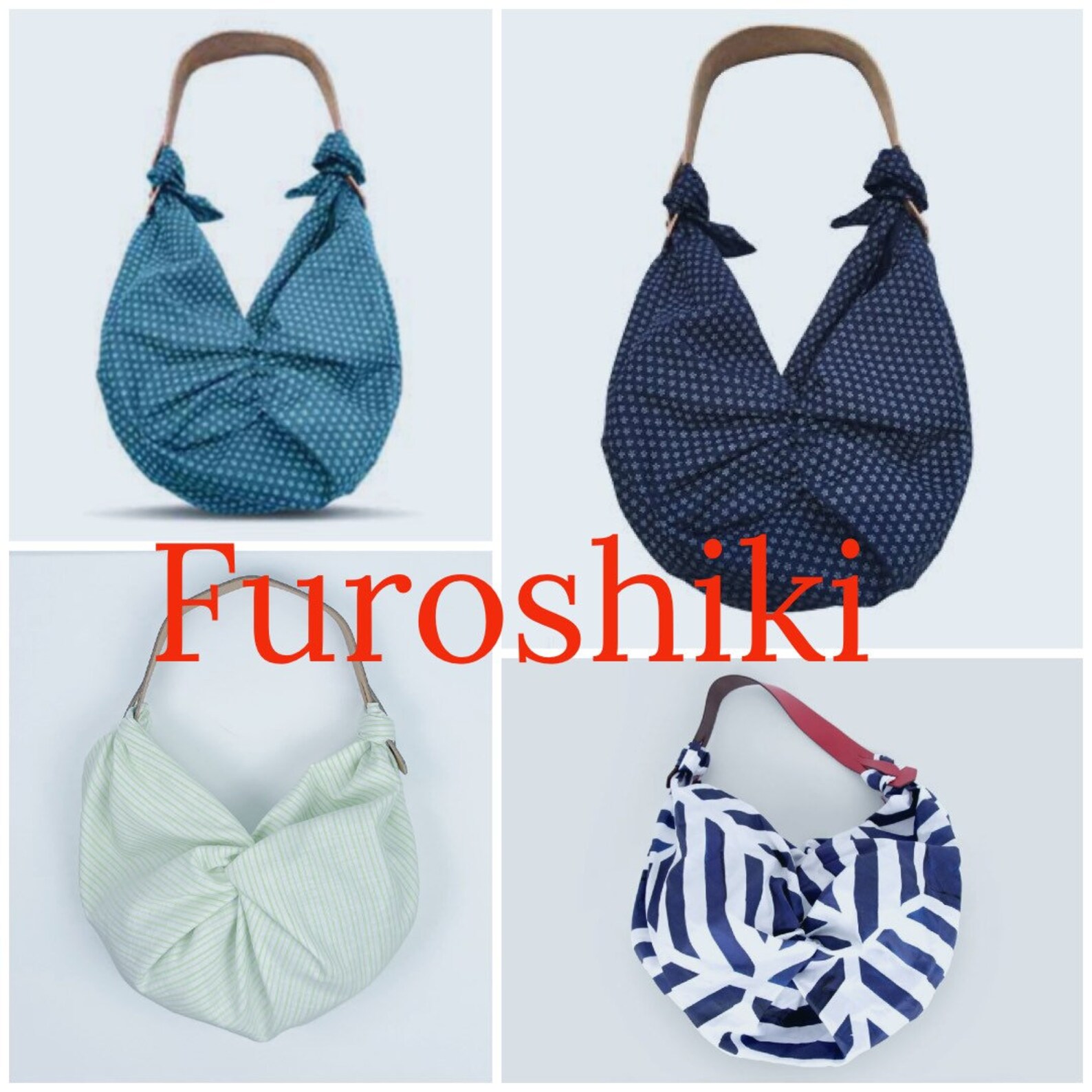 Miyako Bag Handle, Leather Handle for Furoshiki Bags by Miyako - Etsy