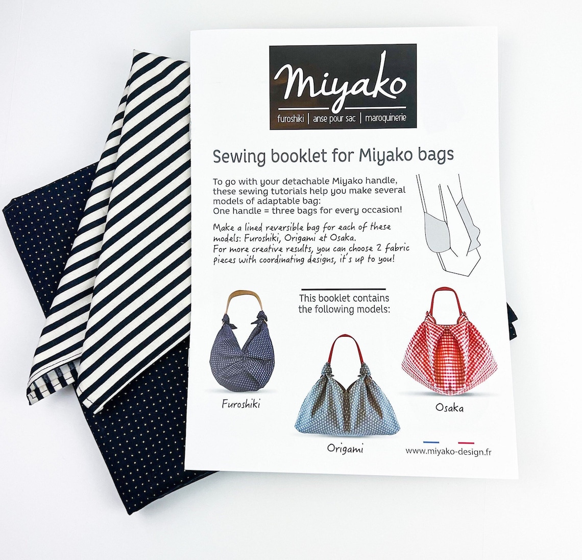 Furoshiki Bag Pattern Sewing Pattern for Miyako Bags in 3 - Etsy