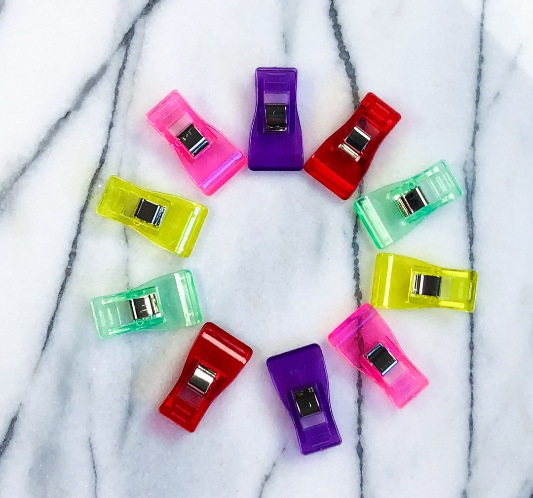 Sewing Clips Set, Fabric Clips for Sewing, Set of 10 Sewing Clips ...