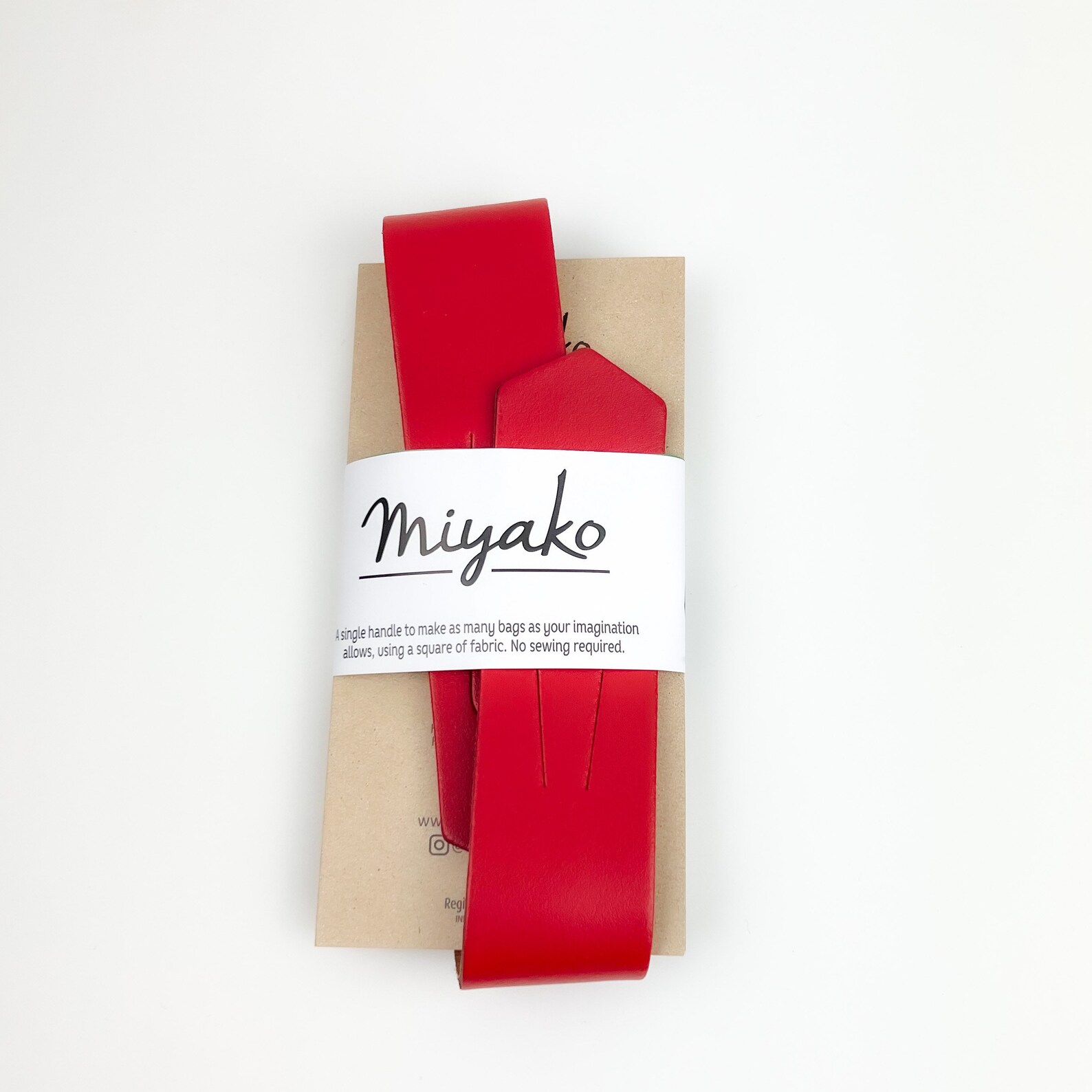 Miyako Bag Handle, Leather Handle for Furoshiki Bags by Miyako - Etsy