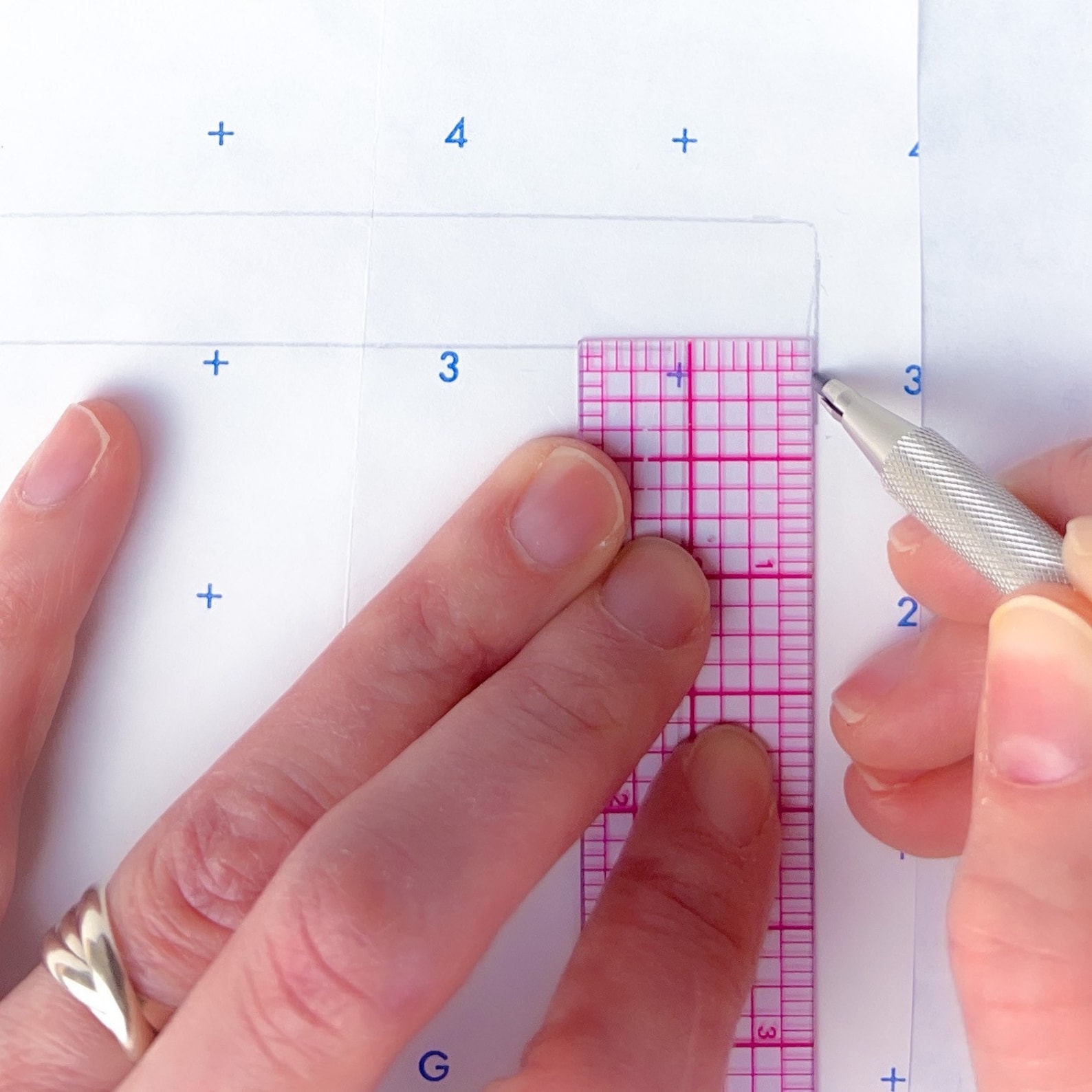 Sewing Ruler Seam Allowance Guide 6 X 1 8ths Graph Ruler - Etsy