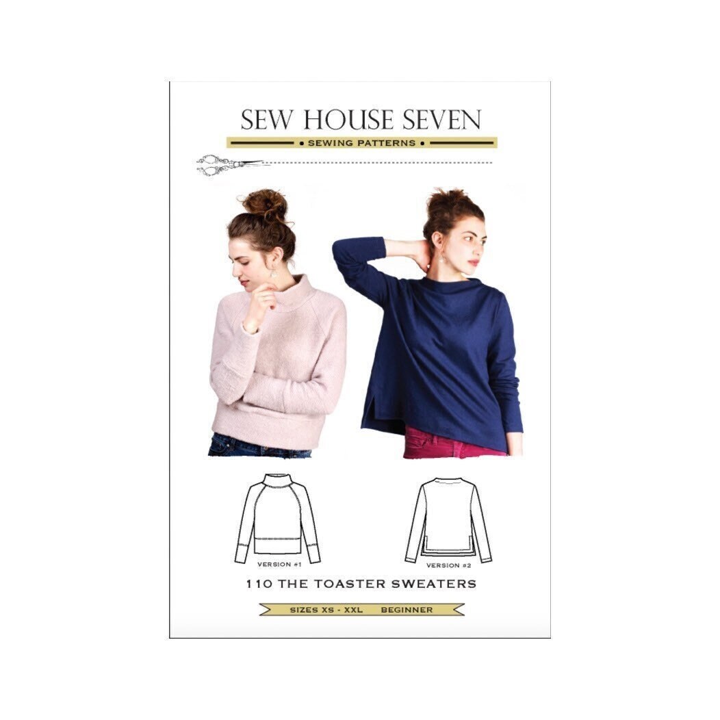 Toaster Sweater by Sew House Seven Paper Sewing Pattern | Etsy