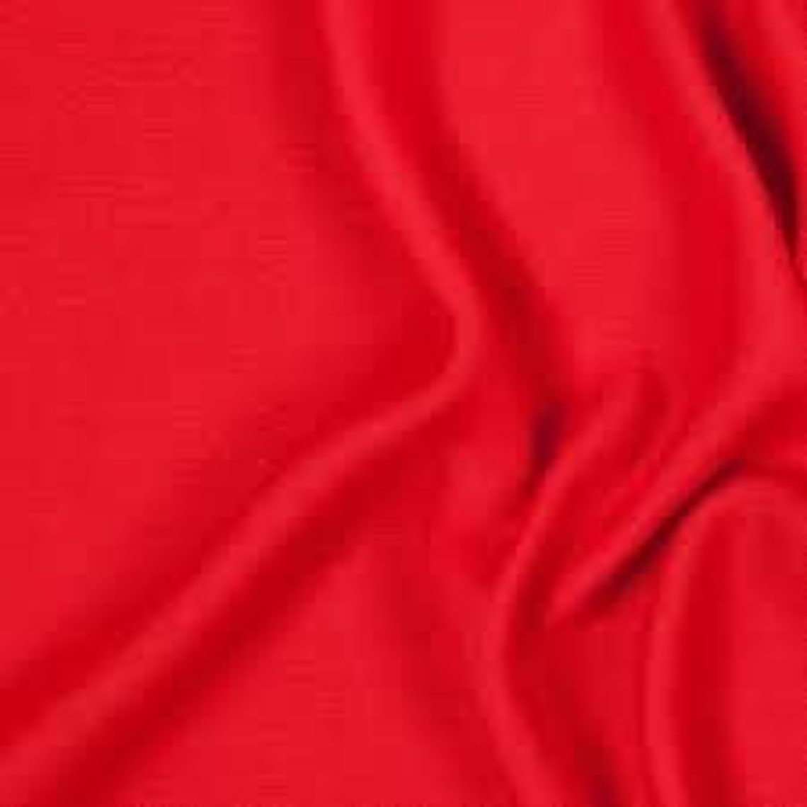 Red Crepe Fabric Lightweight Polyester Crepe Fabric by the - Etsy