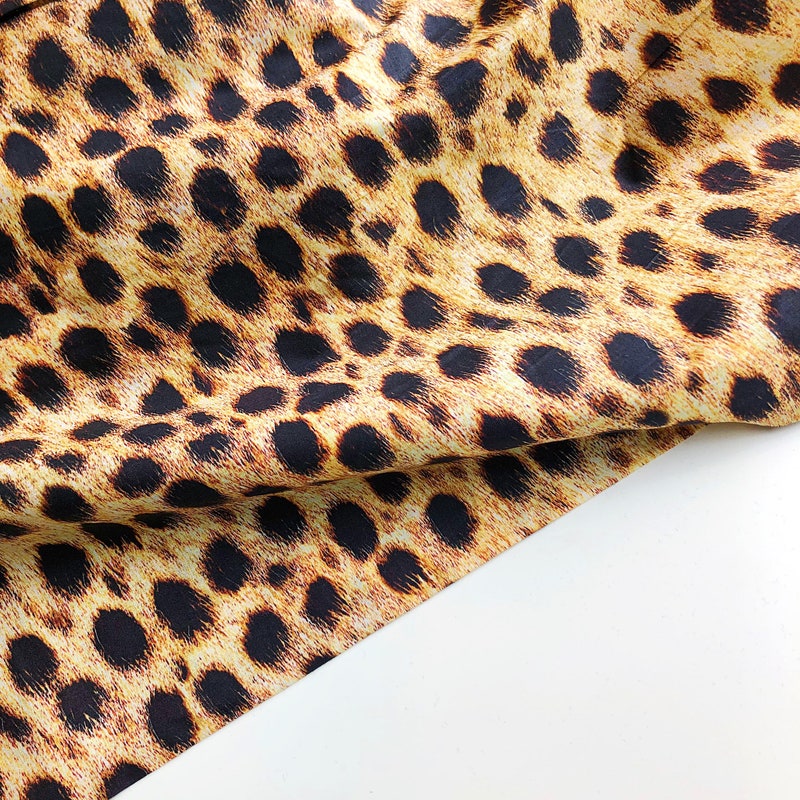 Cheetah Print Fabric - Etsy