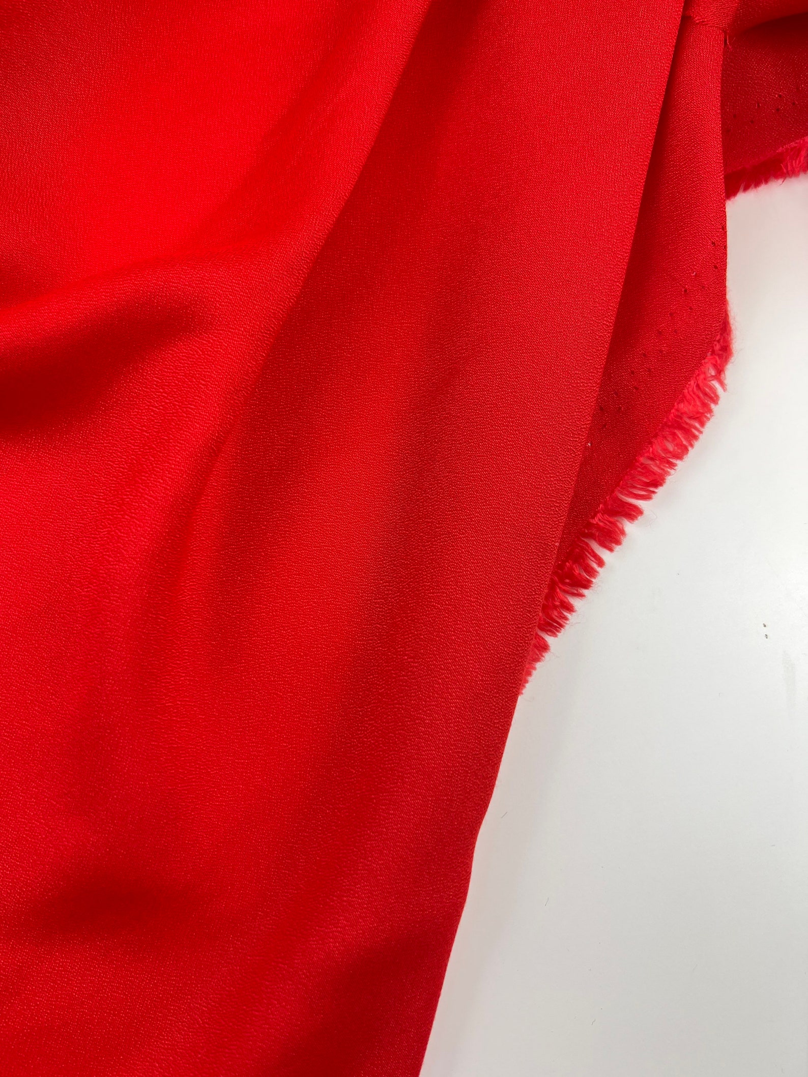 Red Crepe Fabric Lightweight Polyester Crepe Fabric by the - Etsy