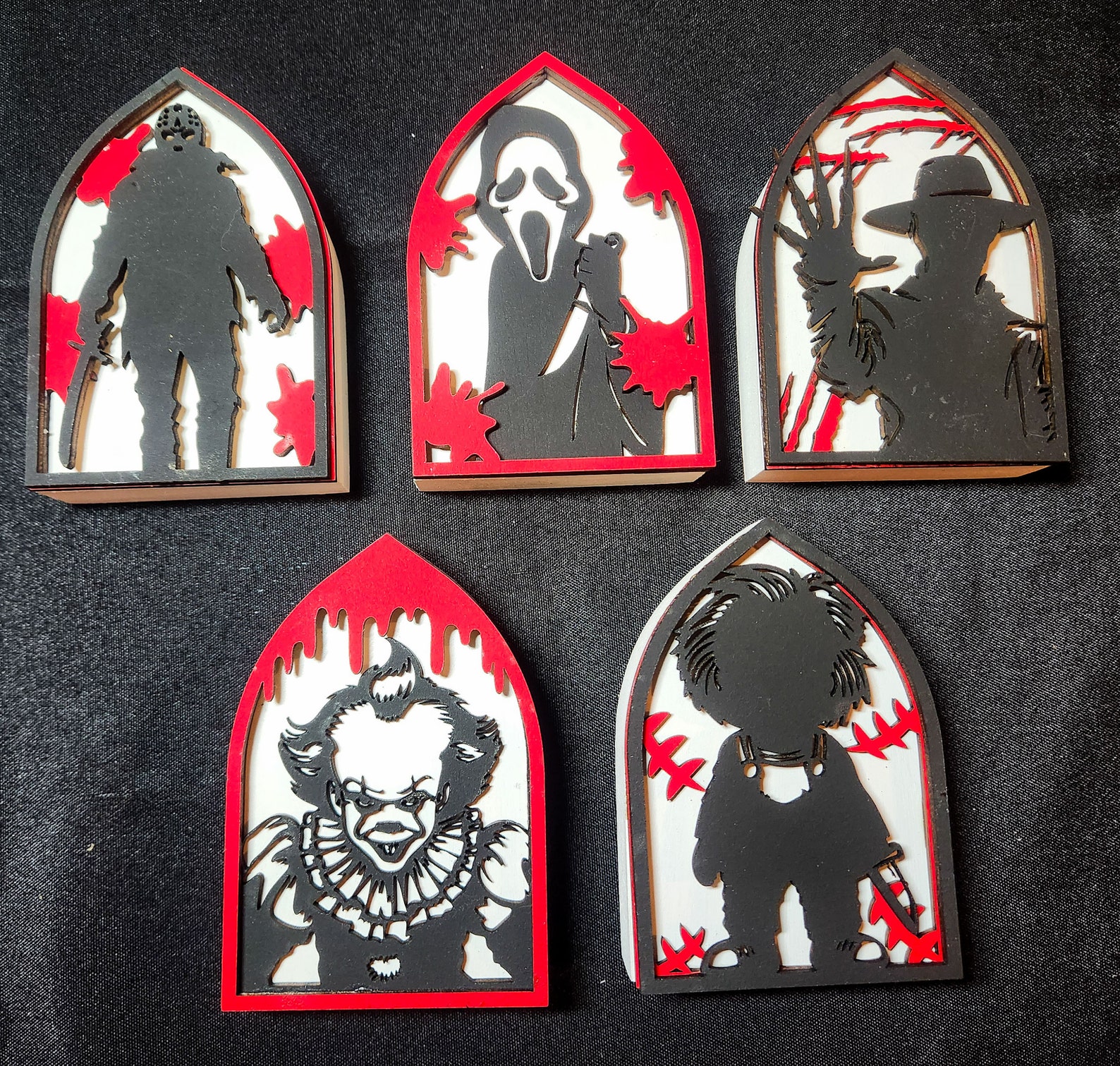 4 Horror Movie Set Decorations - Etsy