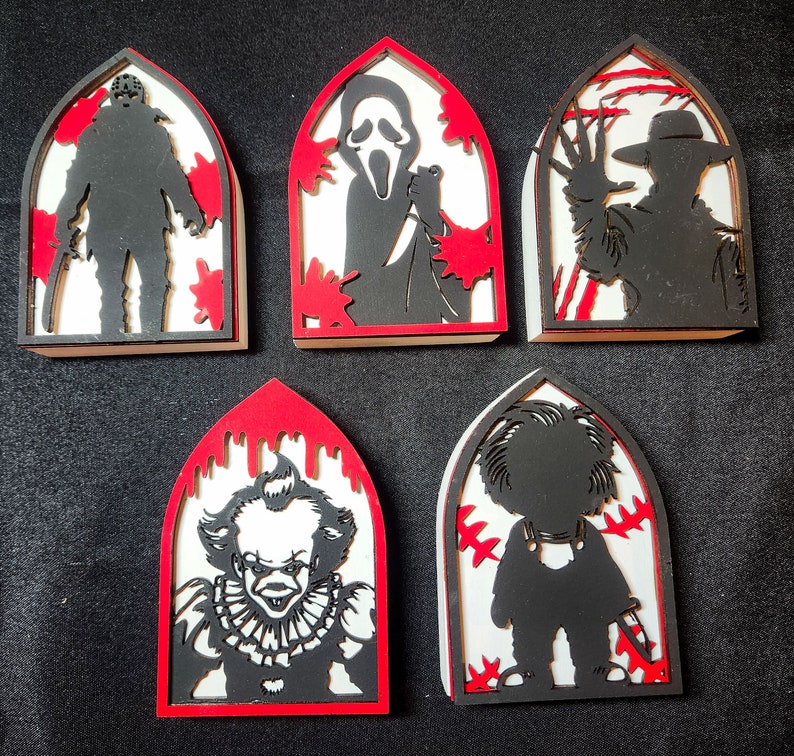 4" Horror Movie Set Decorations - Etsy