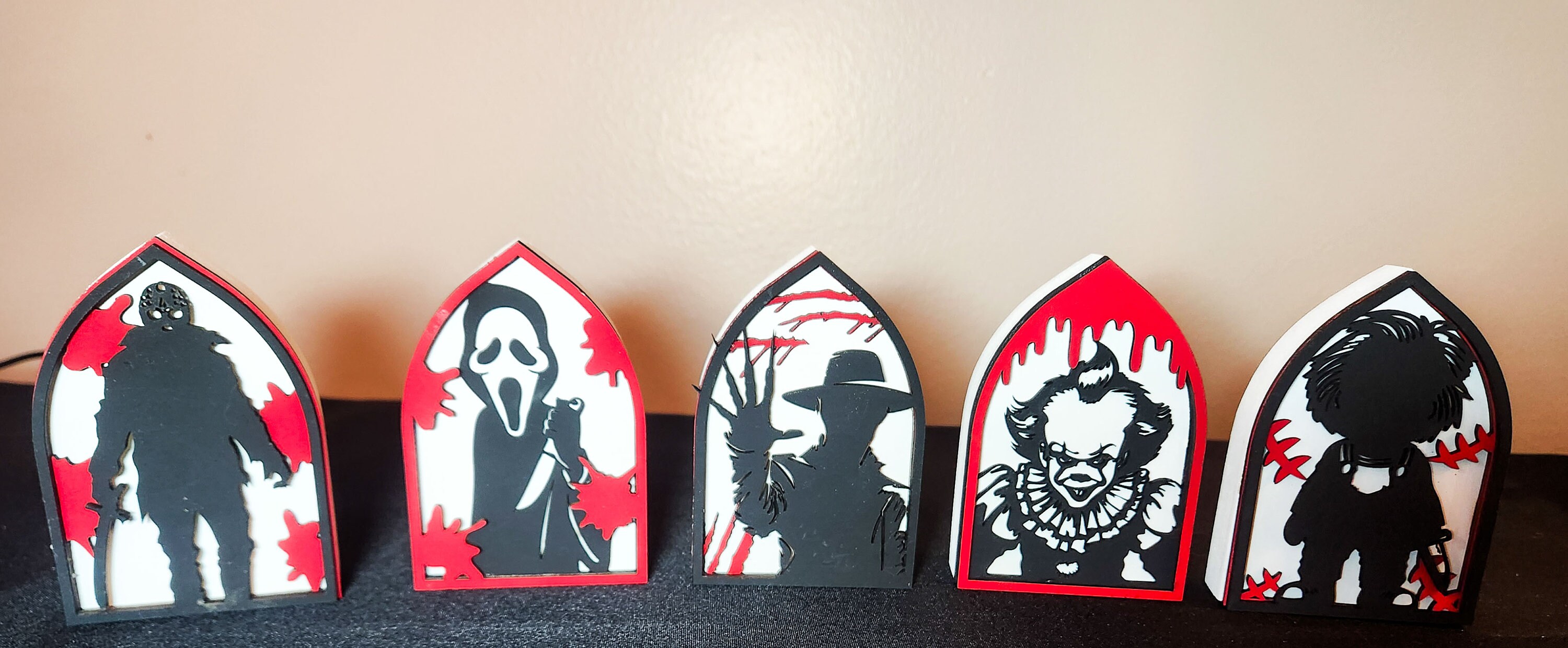 4" Horror Movie Set Decorations - Etsy