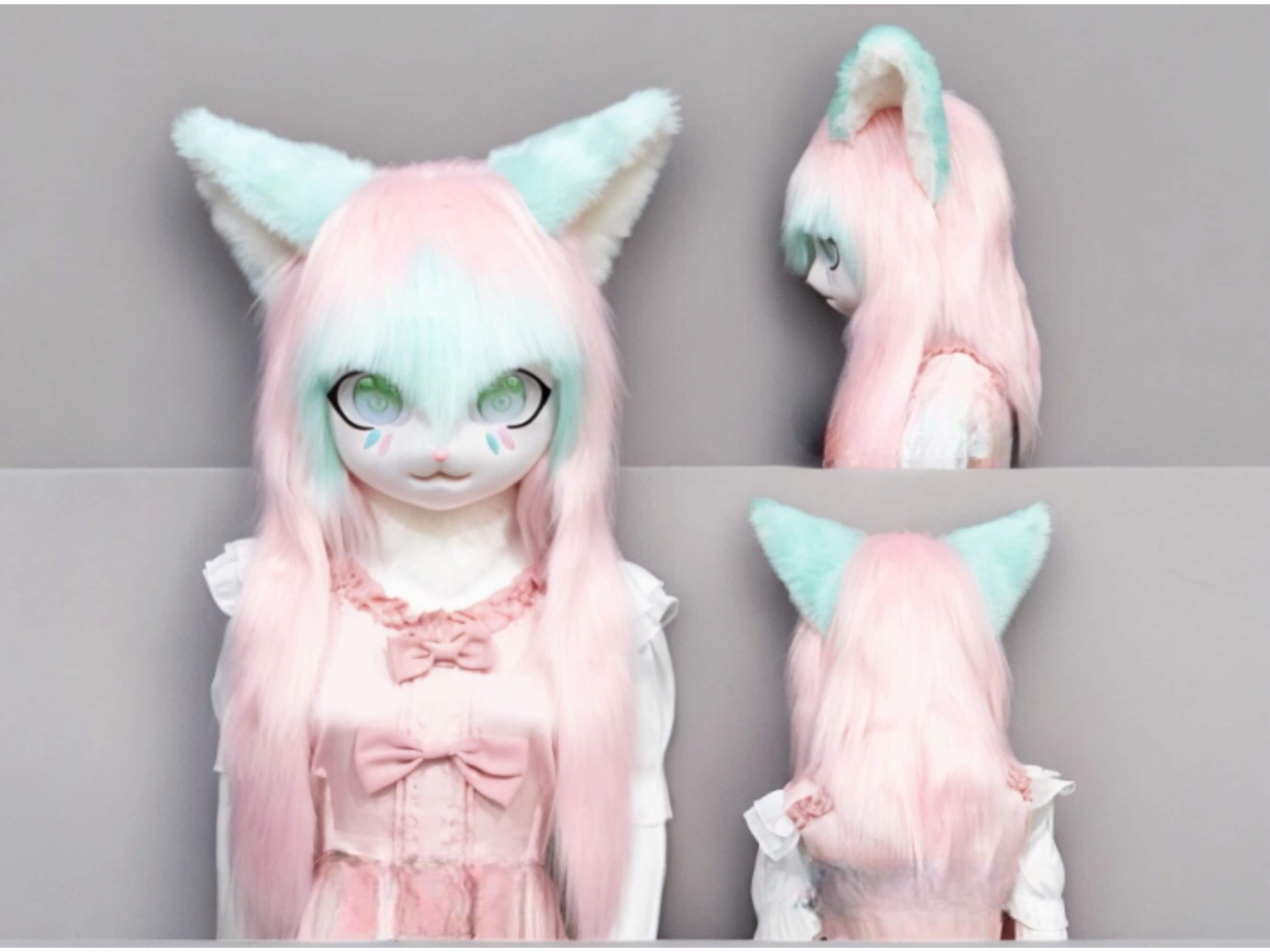 Kigurumi, Furry, Furry Art, Cat Mask, Cat Ears, Furry Mask, Cat Costume ...