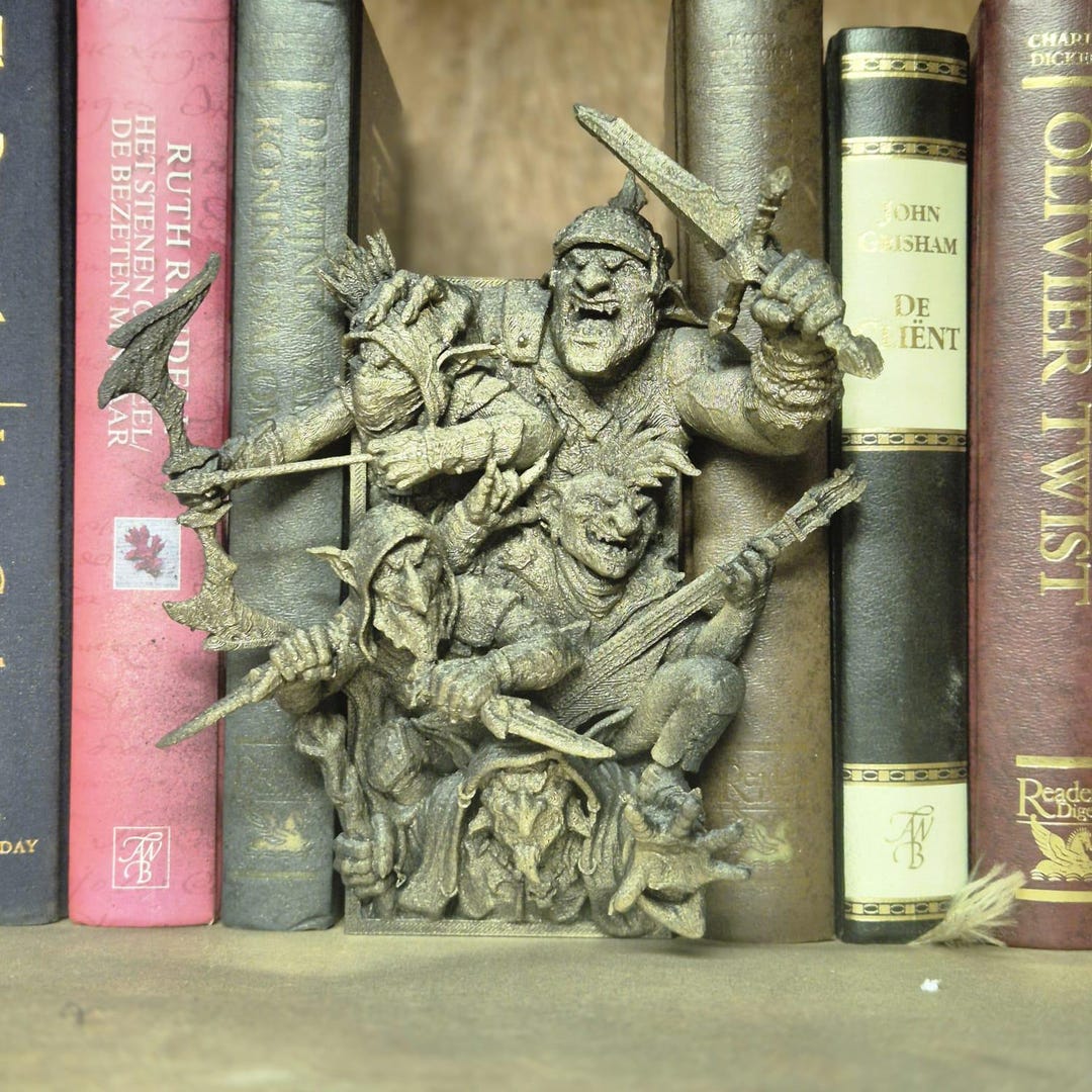 Goblin's Grotto - Book Nook Insert Bookshelf Decor - Etsy