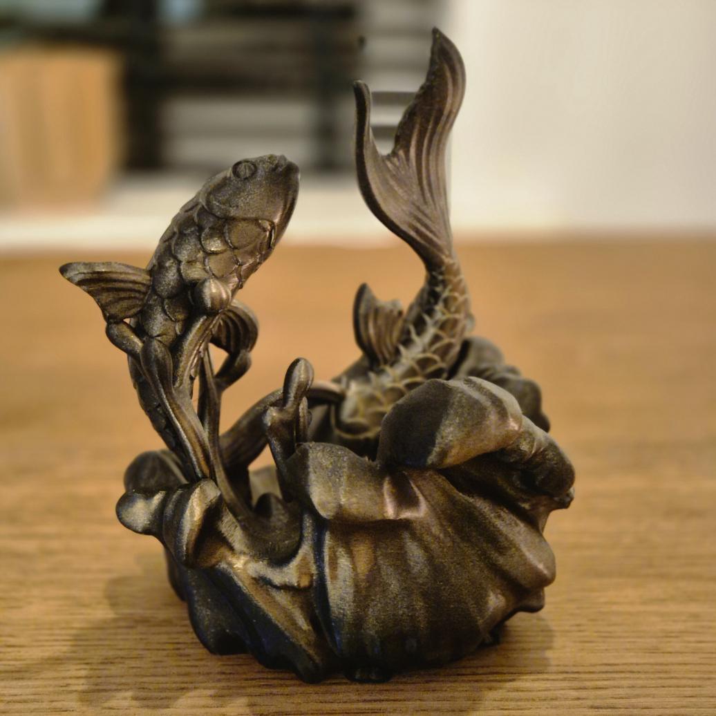 Elegant Pisces Figurine - Handcrafted Astrology Art - Birthday ...