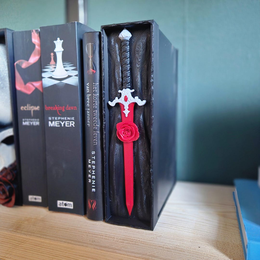 Book Nook Sword With Secret Compartment - Bookshelf Fantasy Horror ...