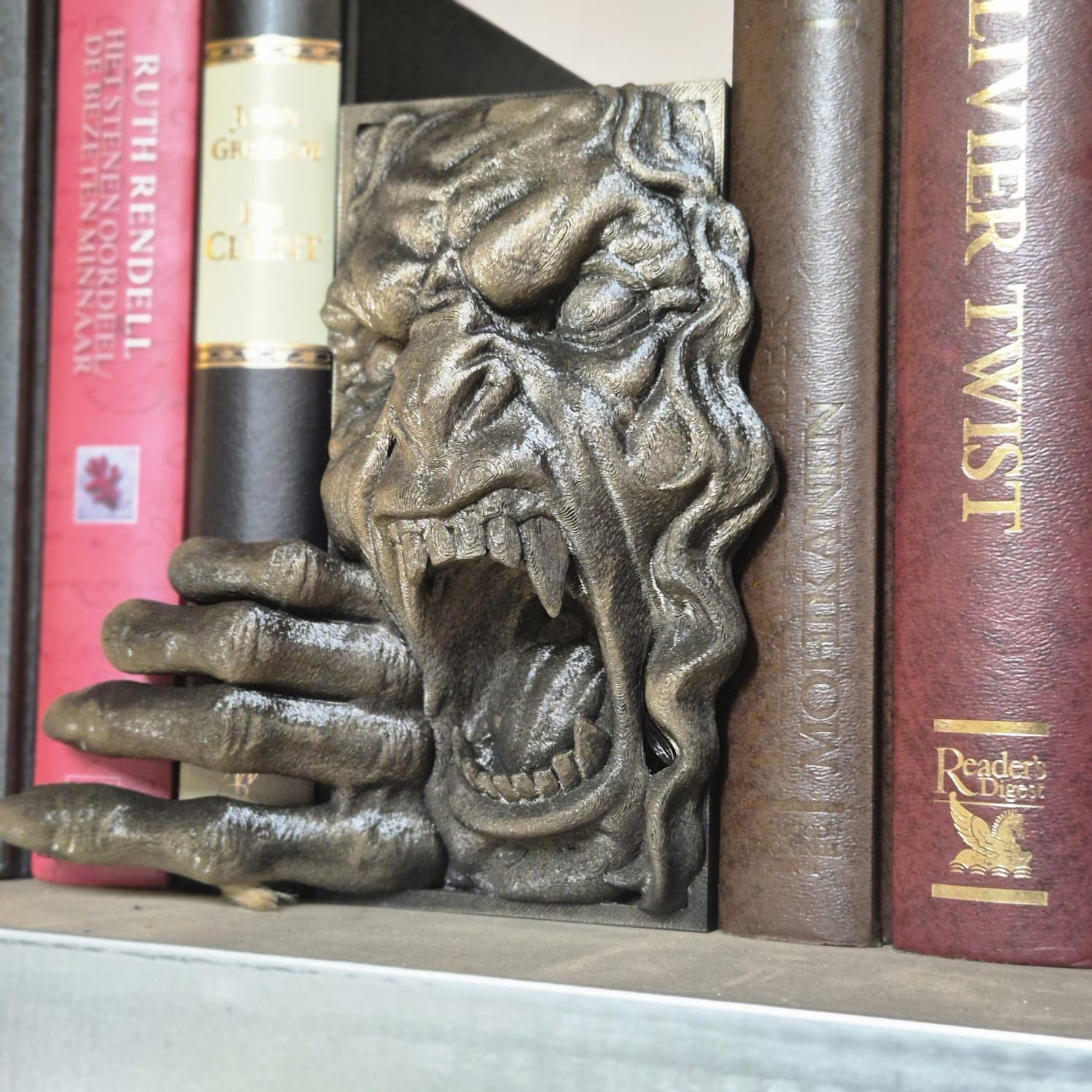 Unique Vampire Book Nook 3D Printed Bookshelf Decor Vampire - Etsy