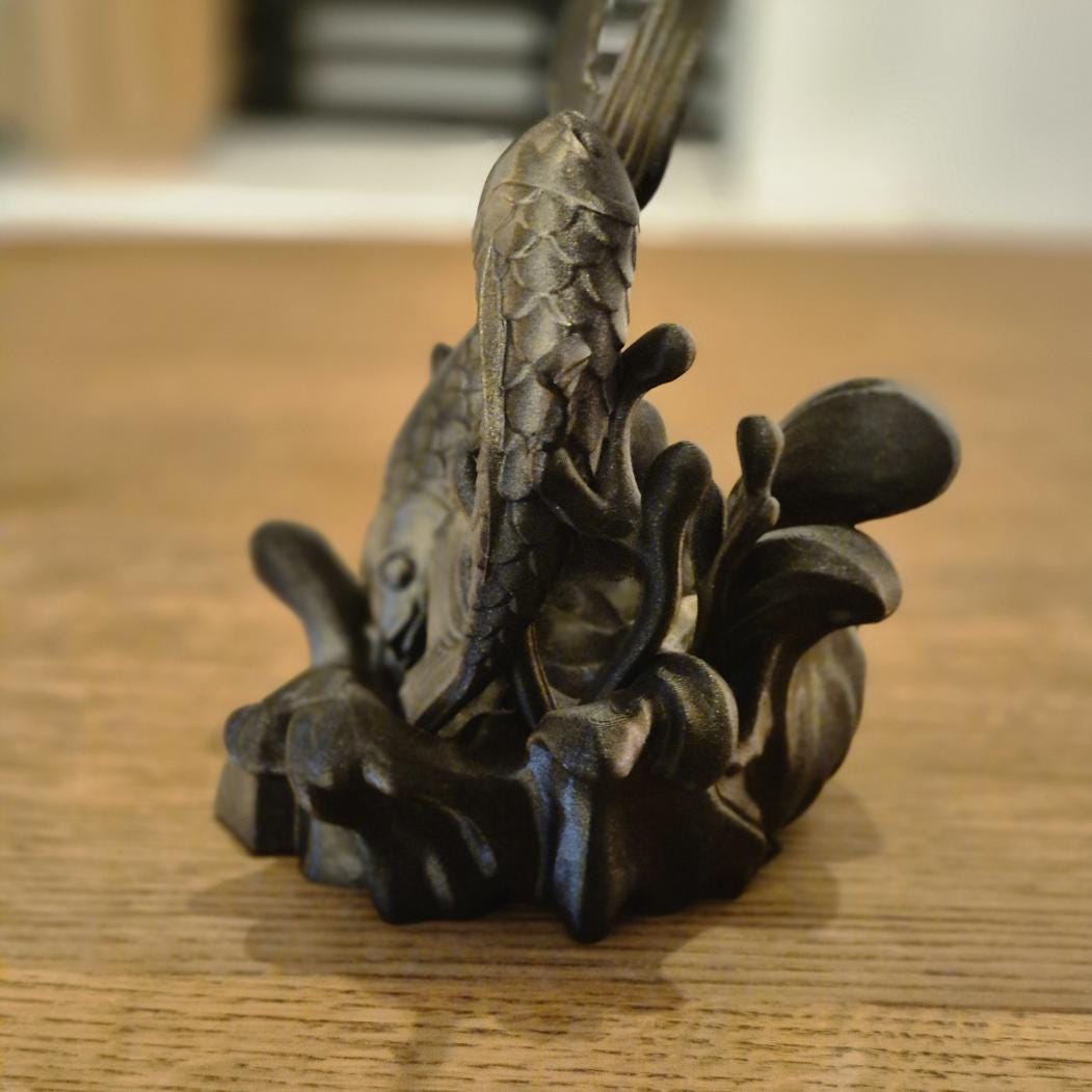 Elegant Pisces Figurine - Handcrafted Astrology Art - Birthday ...