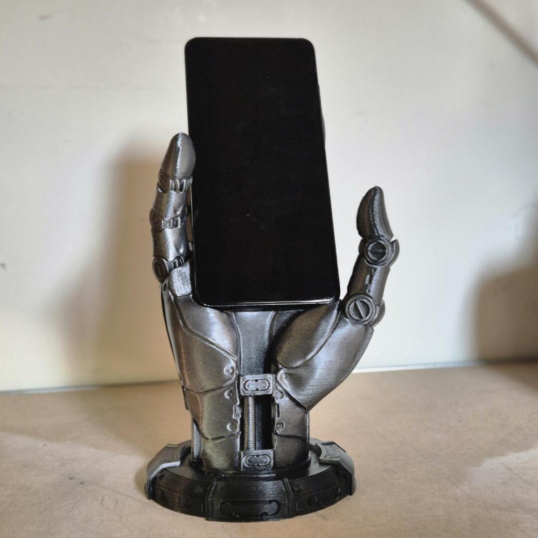 Robot Hand Phone Holder: Futuristic & Functional Mobile Stand - Etsy