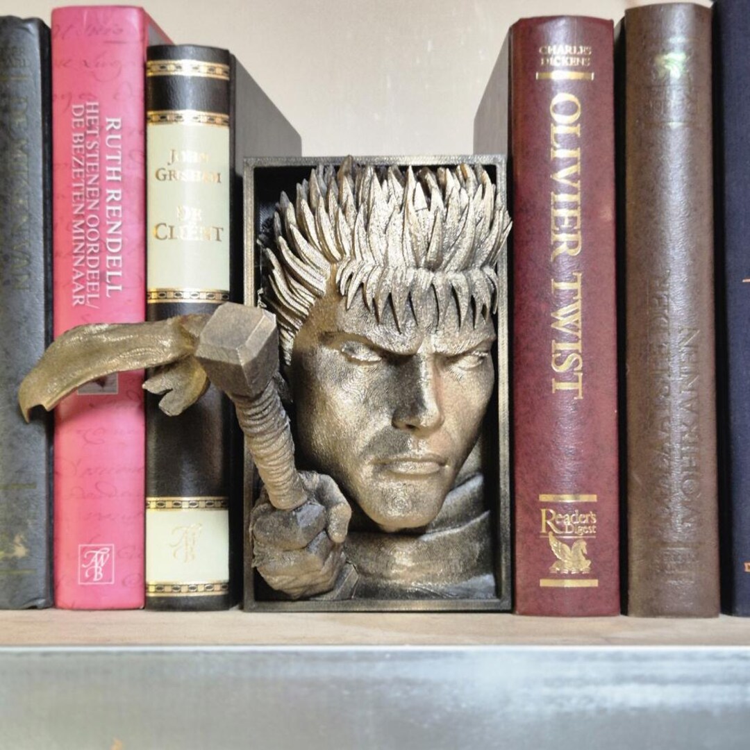 Guts Book Nook: Enter the World of Berserk Bookshelf Decor Manga Anime ...