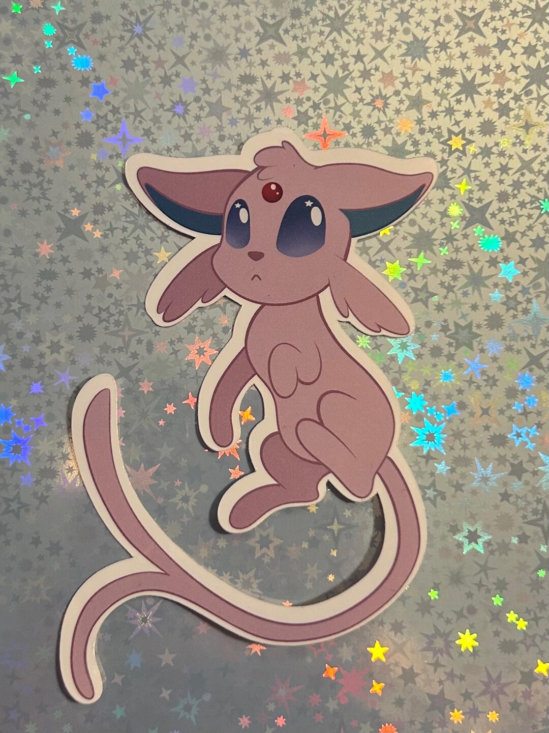 Espeon Pokemon Eeveelution Vinyl Sticker - Etsy