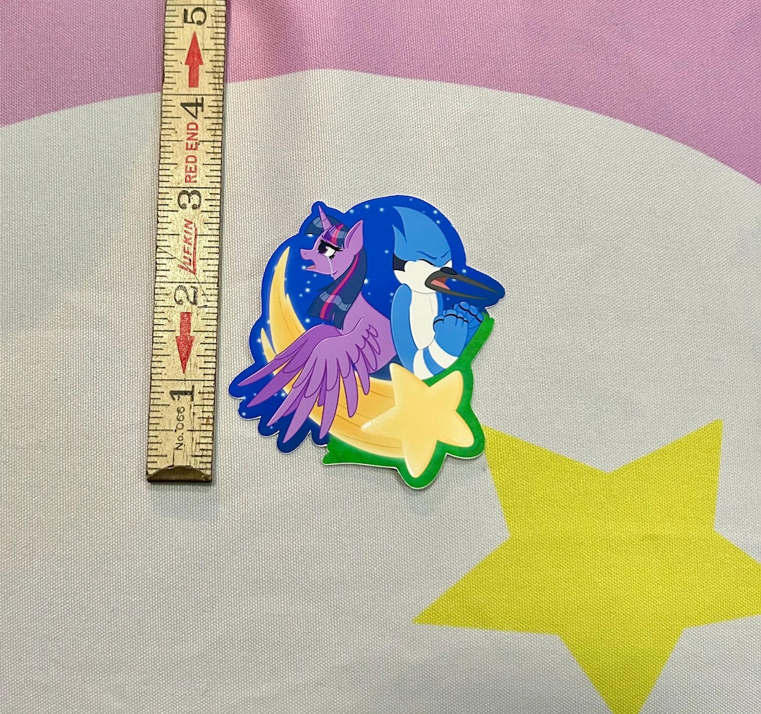Mordetwi Mordecai and Twilight Sparkle Water Resistant Vinyl Sticker - Etsy