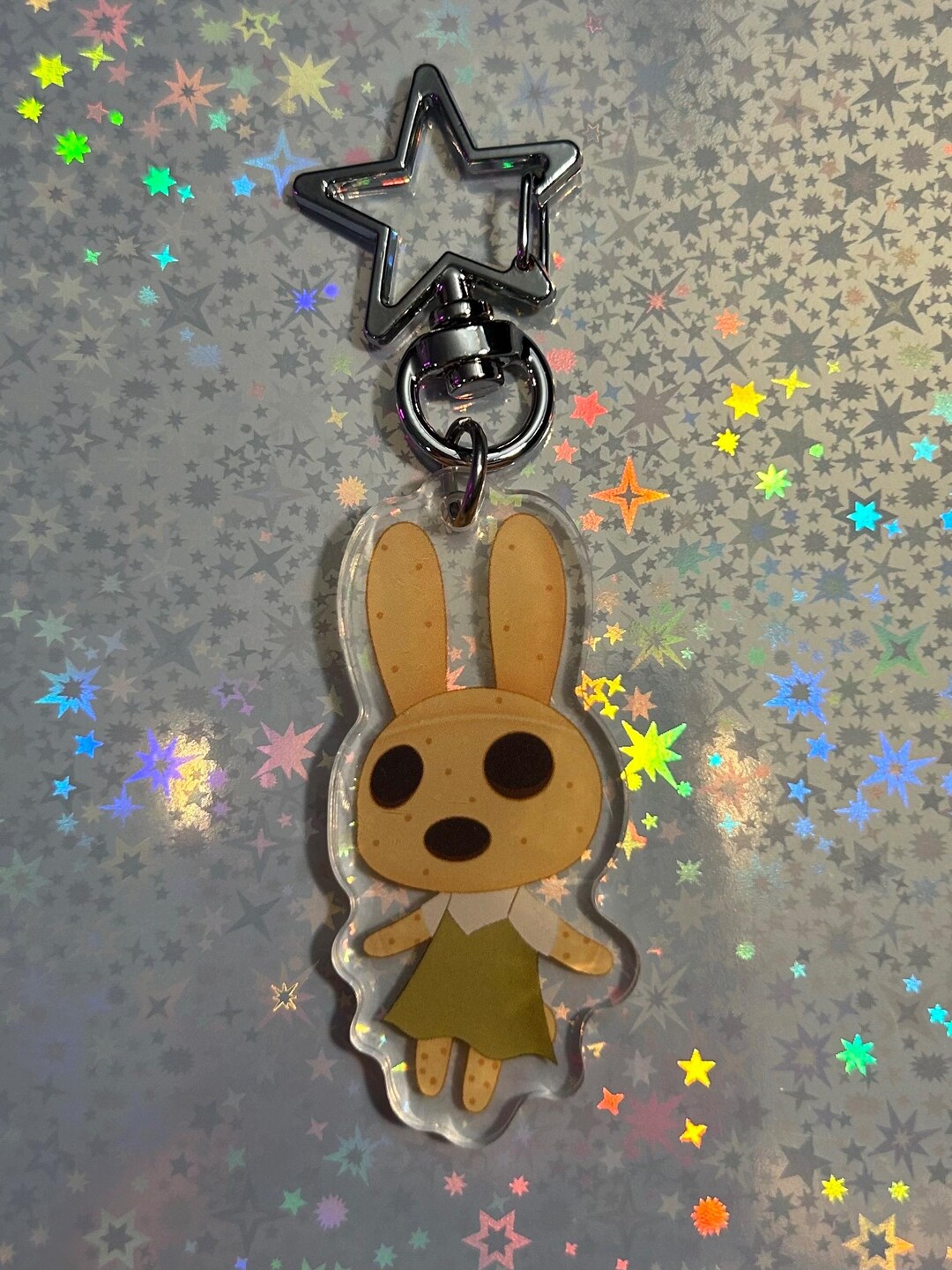 Animal Crossing Coco Bunny Coconut Acrylic Charm Keychain - Etsy