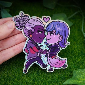 Jinx and Ekko Arcane Sticker League of Legends Sticker Video Game Gift ...