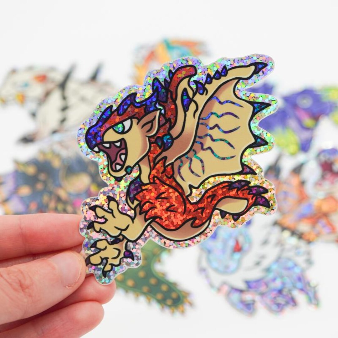 Rathalos Monster Hunter Sticker Video Game Gift Cute Scrapbook Sticker ...
