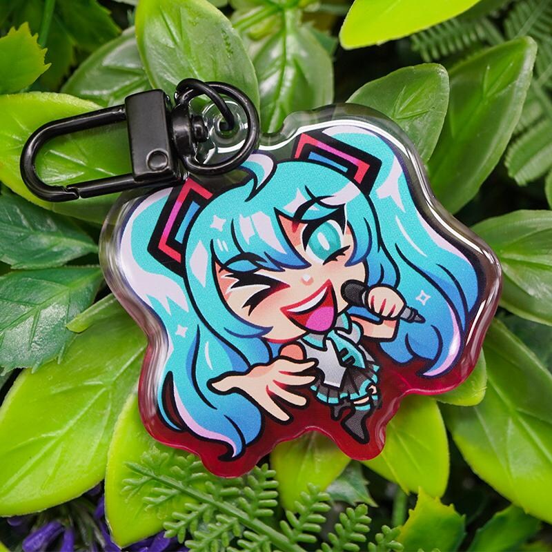 Hatsune Miku Keychain - Etsy