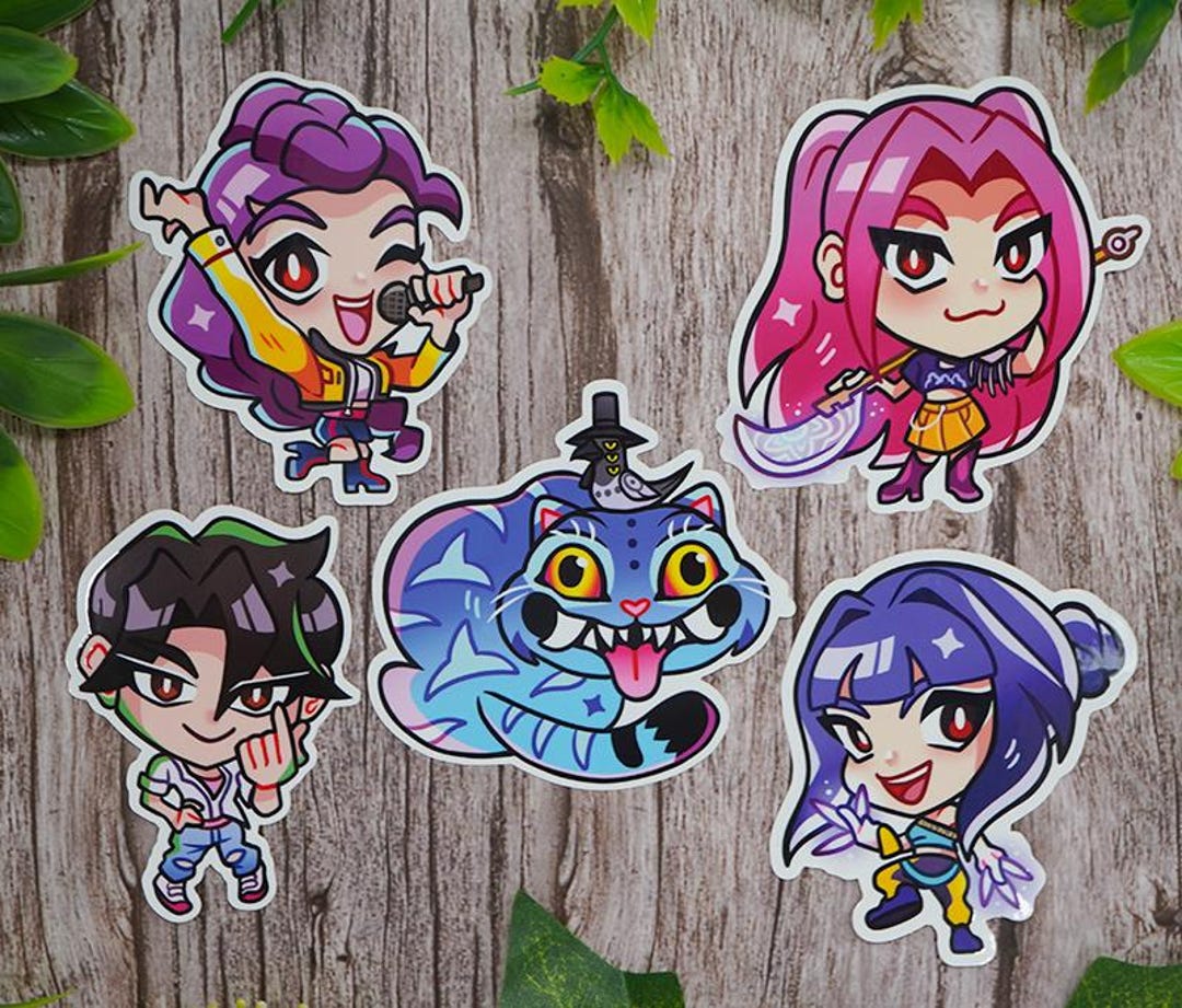 Kpop Demon Hunters Stickers Huntrix Birthday Gift for Friend Saja Boys ...