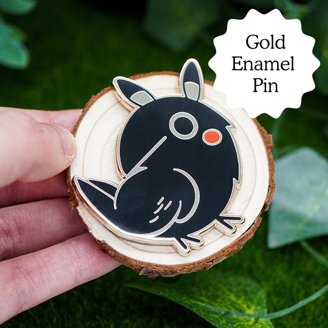 Pikachu Crow Gold Enamel Pin Pocket Monsters Cute Pin Gift for Anime ...