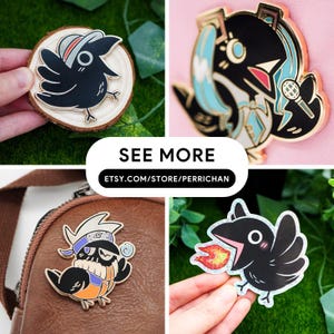 Super Mario Gold Enamel Pin Video Game Gift for Friend Bird Pin Crow ...