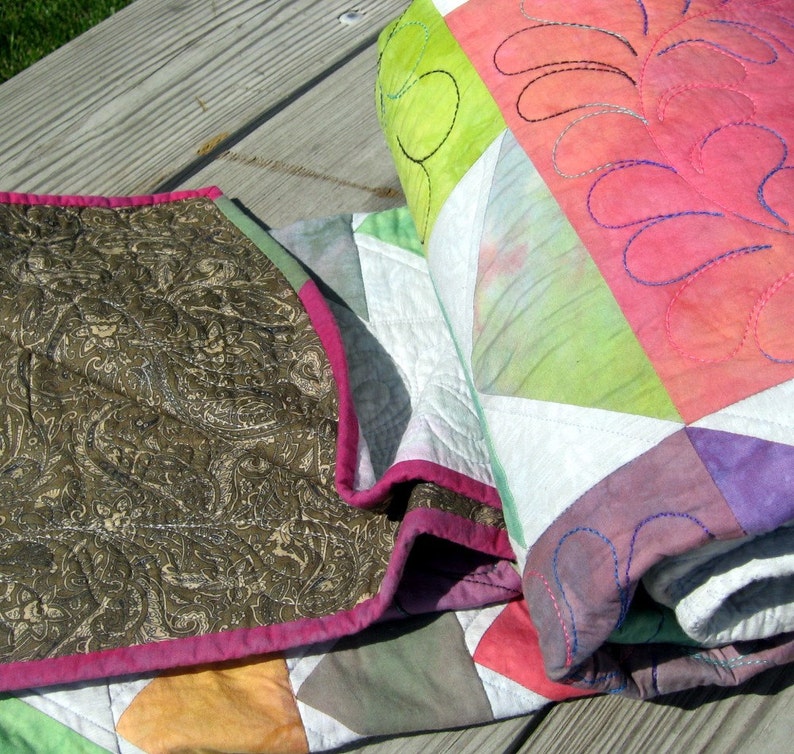 Heirloom Patchwork Lap or Twin Quilt Blanket Bedding Geese | Etsy