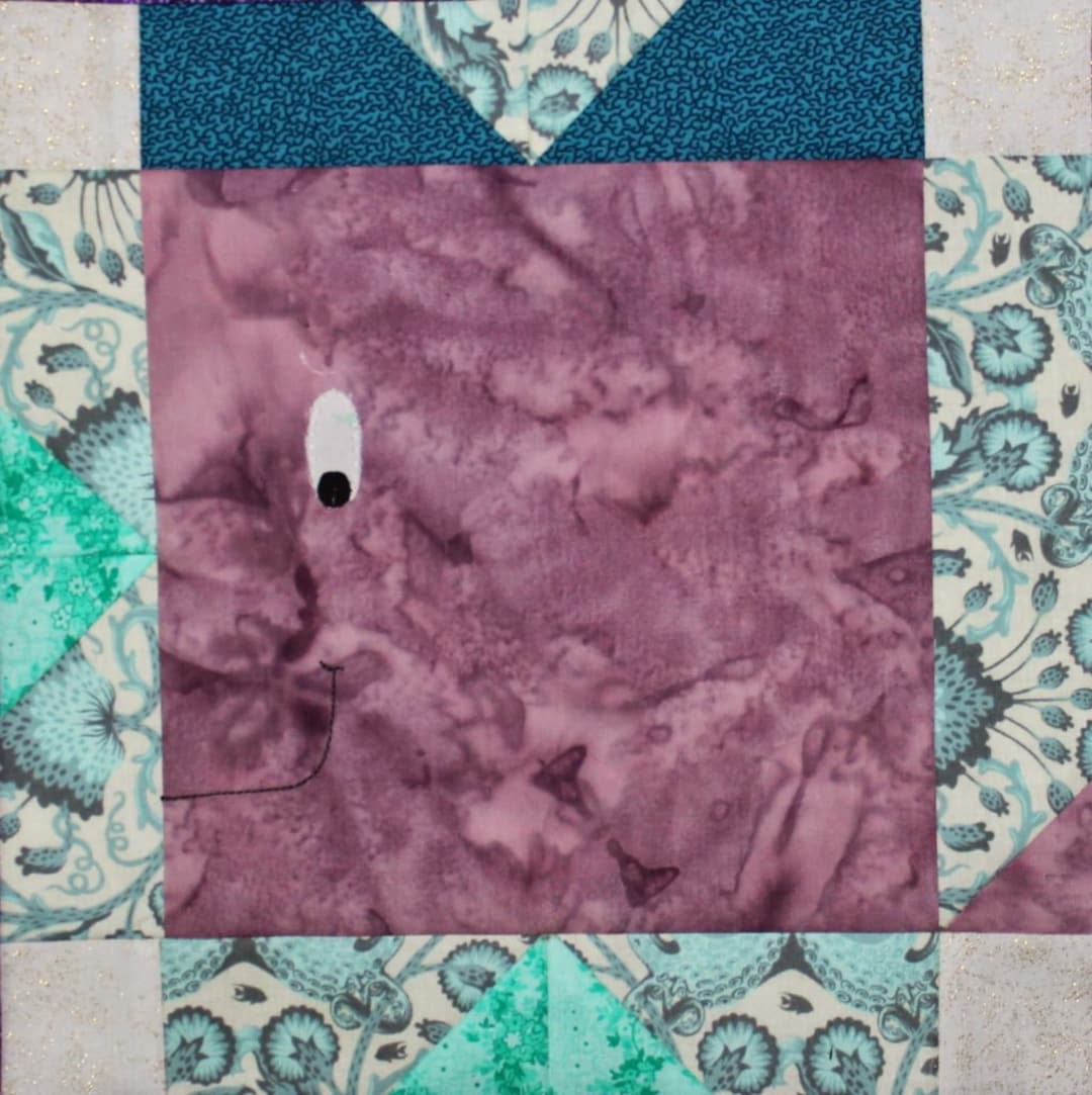 Square Dancing Whale Block PDF Tutorial - Etsy