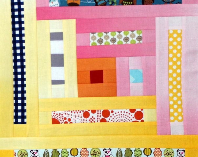 Santa Log Cabin Block PDF Tutorial - Etsy Canada