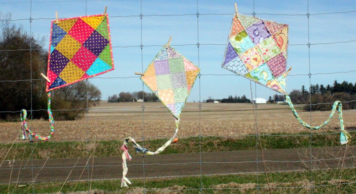Patchwork Kite Quilt Pattern, How To, Pdf - Etsy