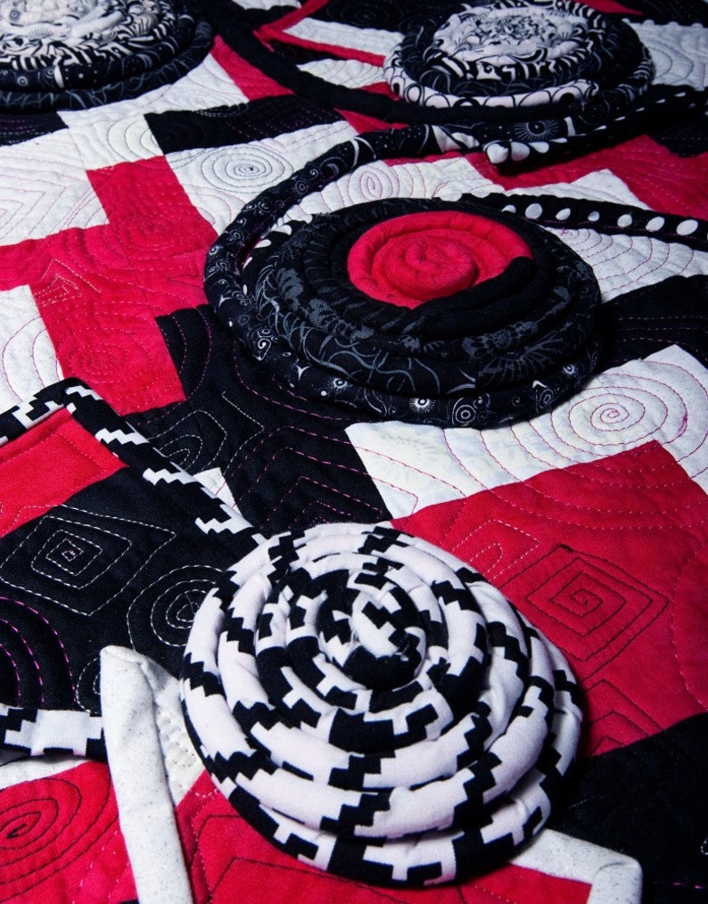 Quilted Wall Art - Rectangular Conundrum - Inspired by the Project ...