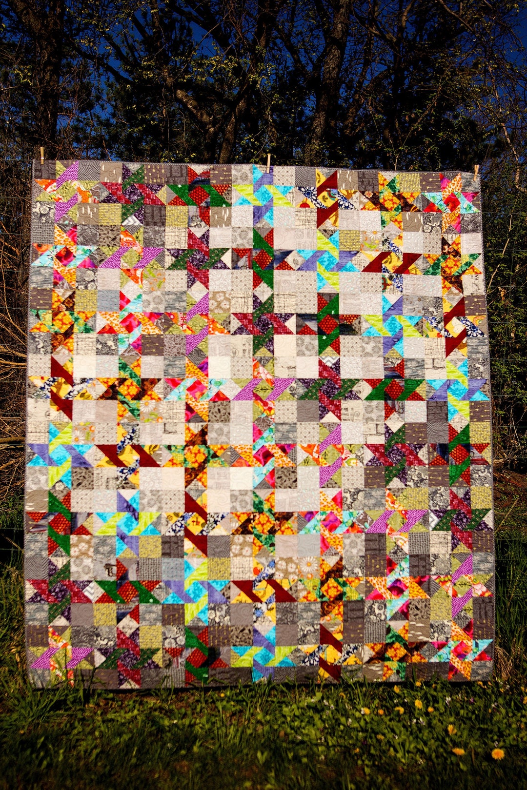 Blowing in the Wind Quilt Pattern - PDF Only - Etsy