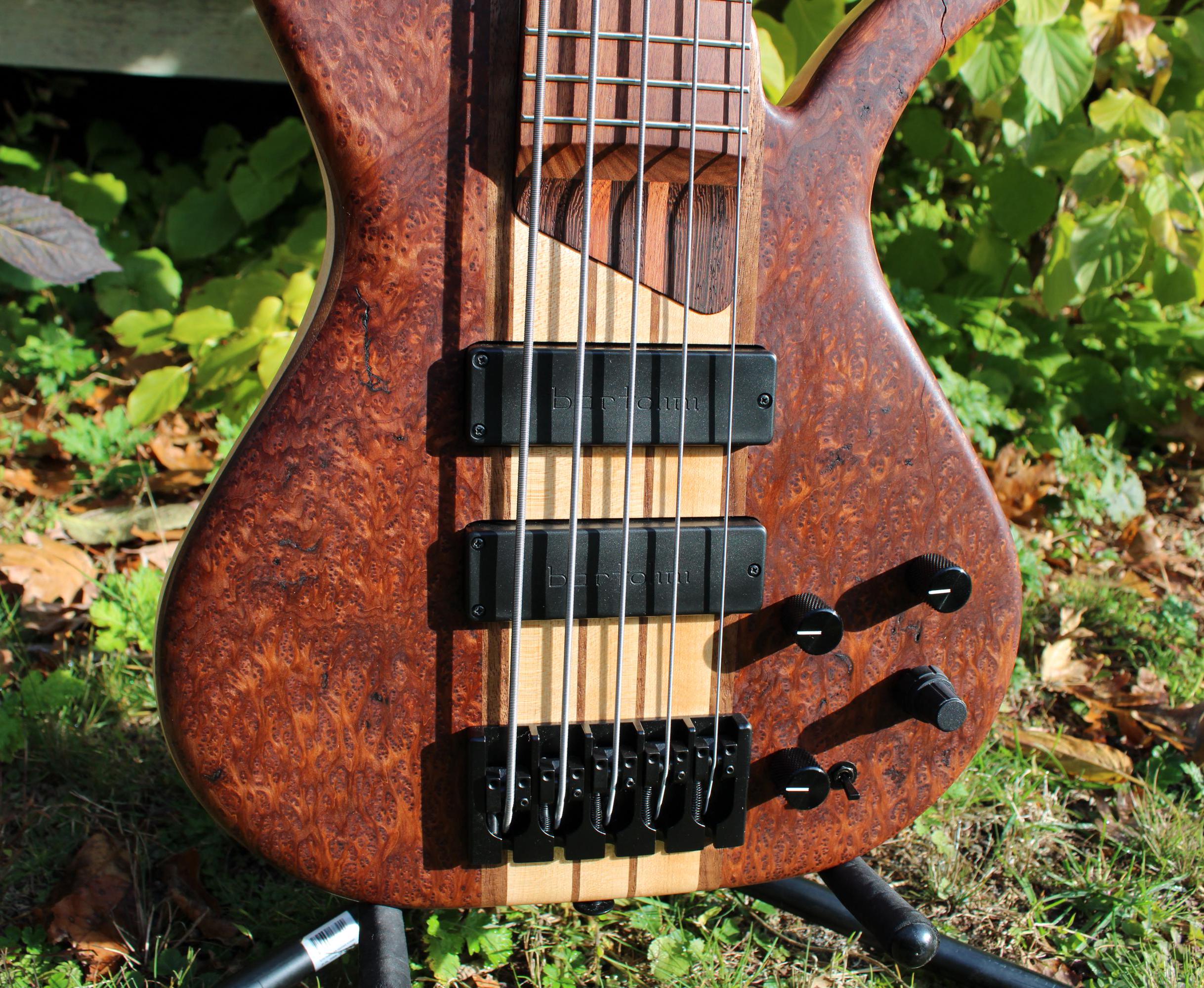 Redwood Burl 5 String Bass Guitar - Etsy