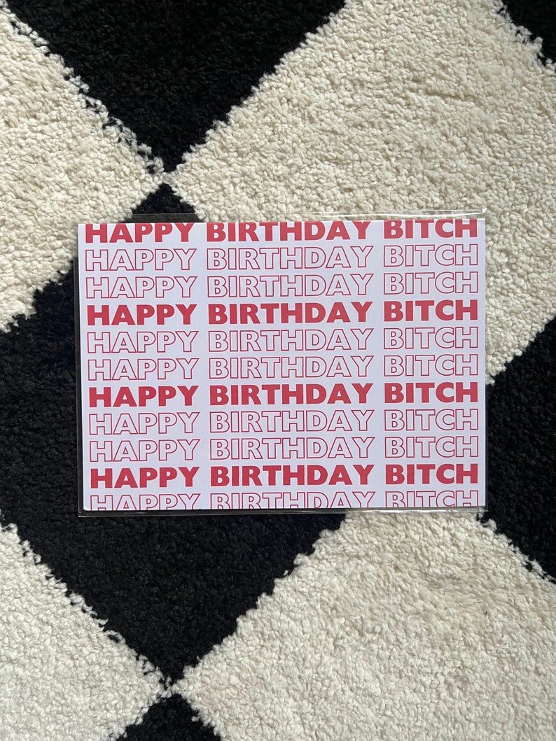 Funny Birthday Greeting Card Gag Gift Inappropriate Birthday Card for ...