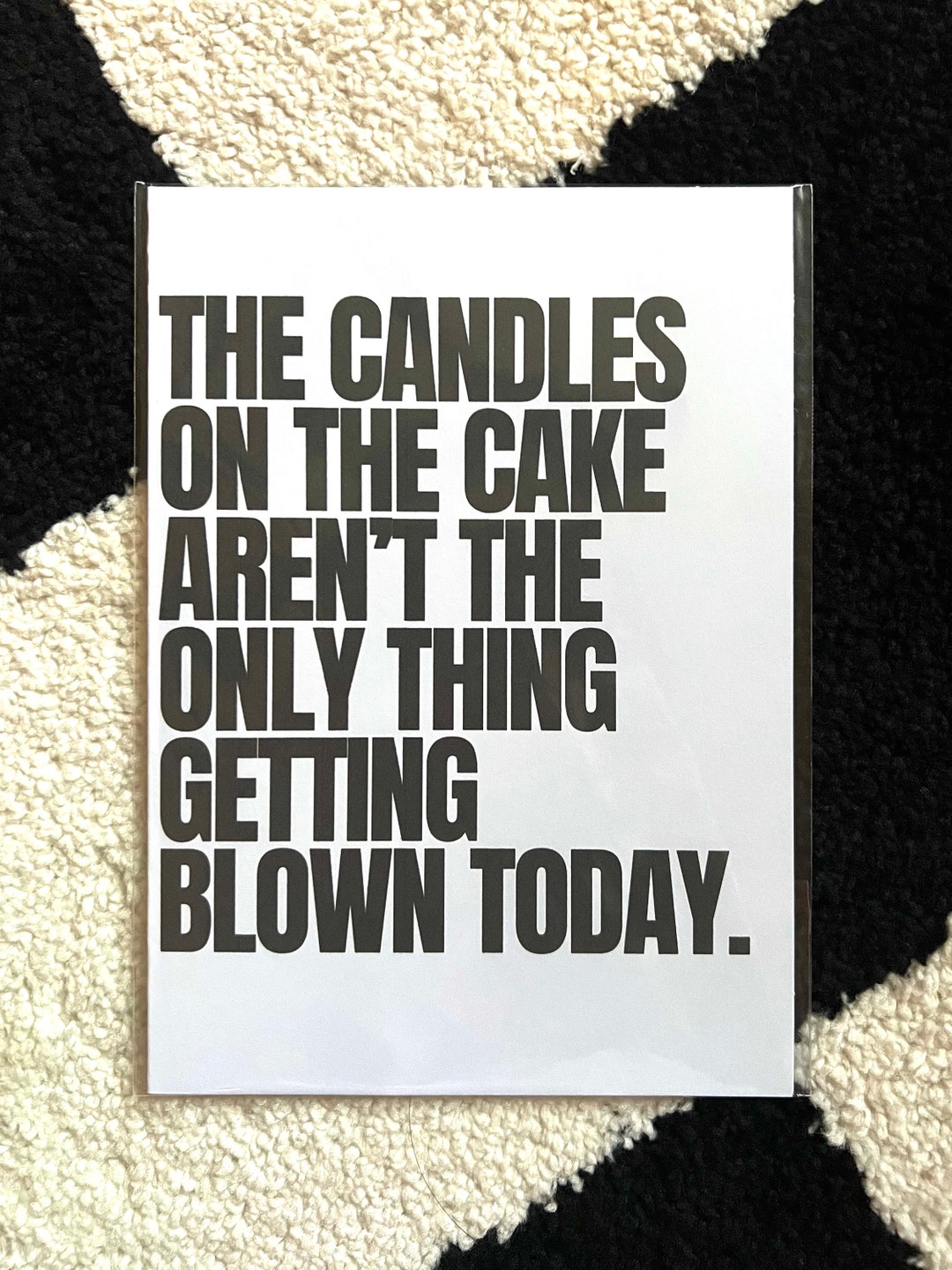 Funny Birthday Greeting Card Gag Gift Inappropriate Birthday Card for ...