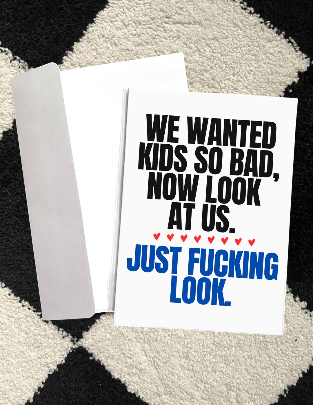 Funny Partner Card | Birthday or Anniversary Card | 5” X 7” | Custom ...