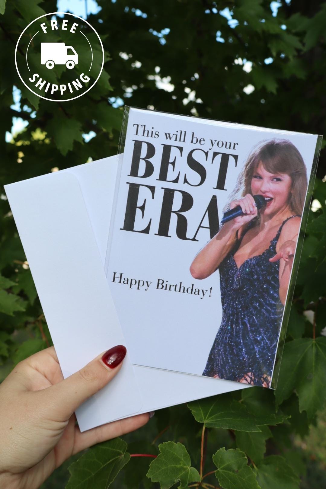 Taylor Swift Birthday Card Taylor Swift Card for Her Custom Card Blank ...