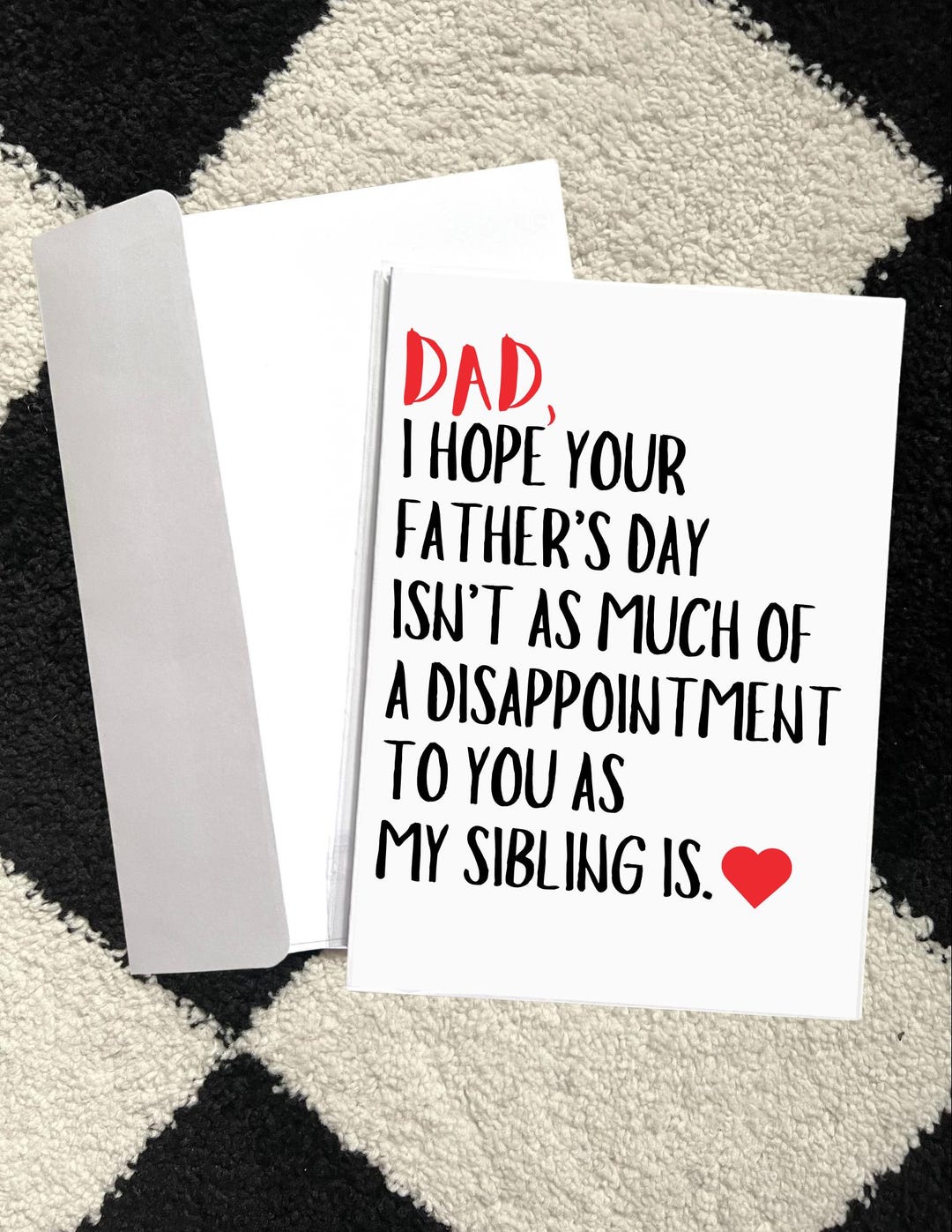 Funny Father’s Day Card - Gag Gift - Inappropriate Father’s Day Card ...